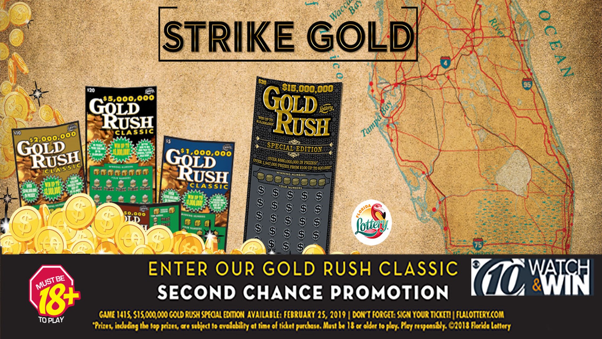 Win $300 in Gold Rush Scratch-off Tickets | wtsp.com