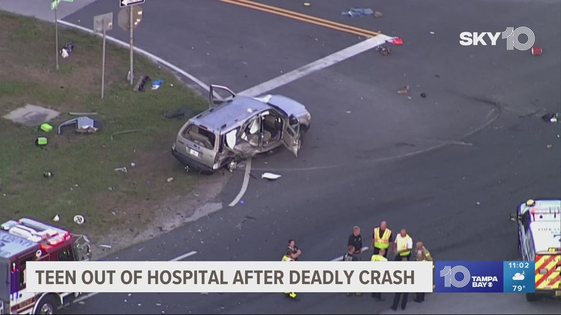 Teen out of hospital after deadly crash in Polk County | wtsp.com