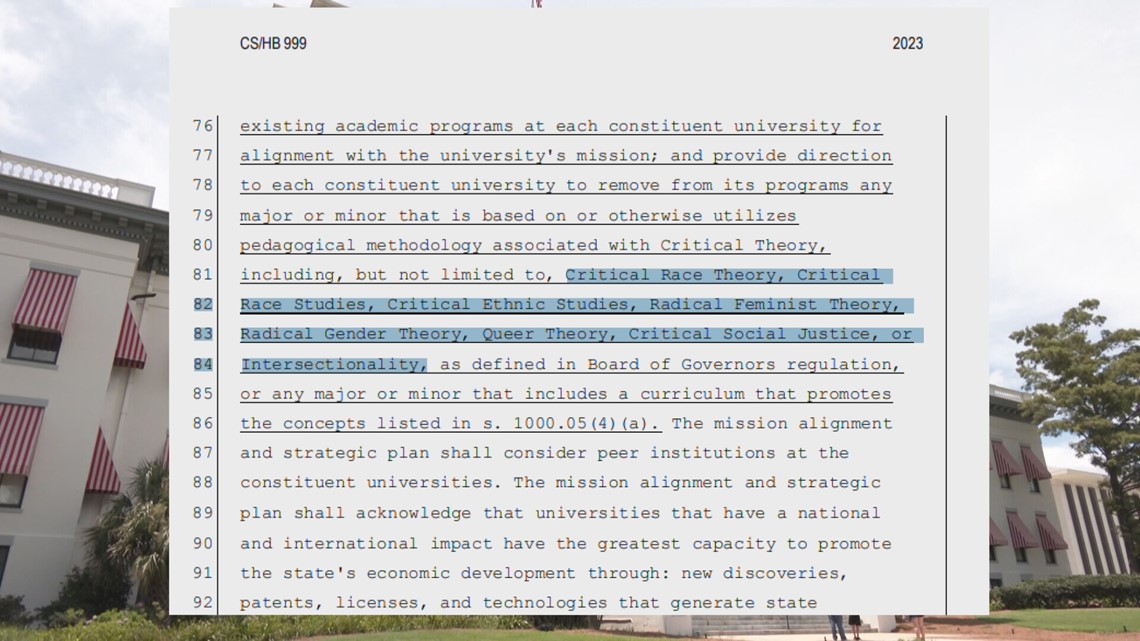 Florida bill to ban college DEI initiatives funds closer to law | wtsp.com
