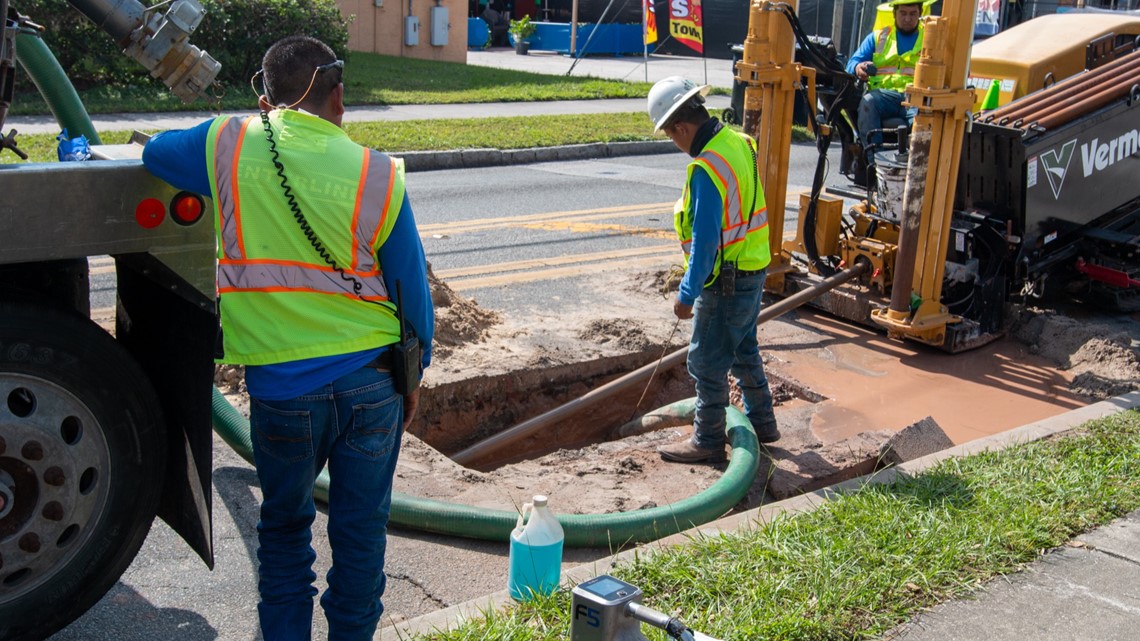 Construction underway to replace 80-year-old Tampa water main | wtsp.com