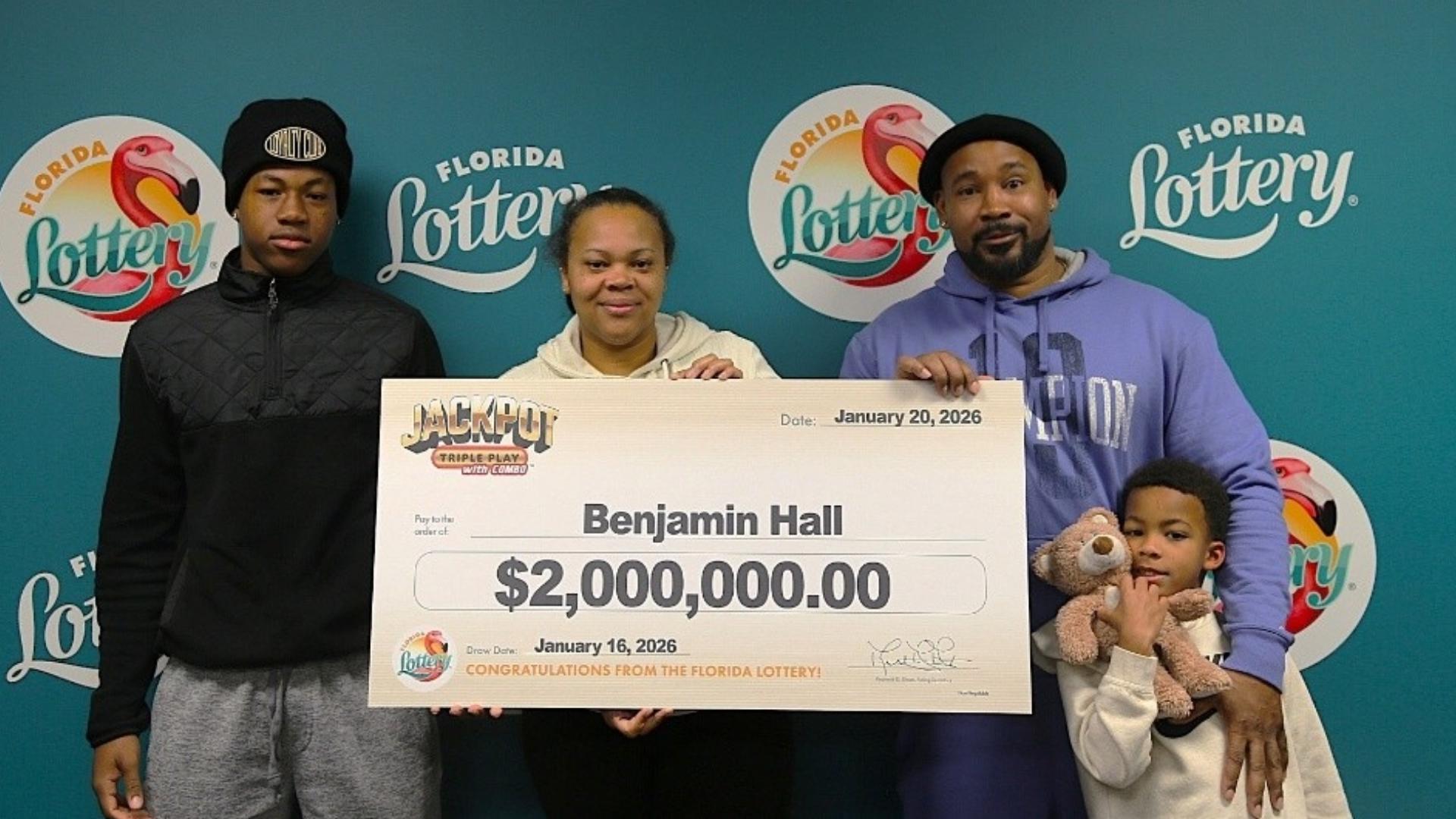 Polk County man wins $2 million jackpot from Florida Lottery drawing ...