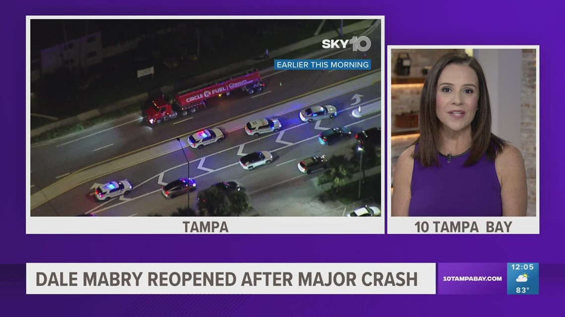 Traffic reopens on Dale Mabry after serious crash | wtsp.com
