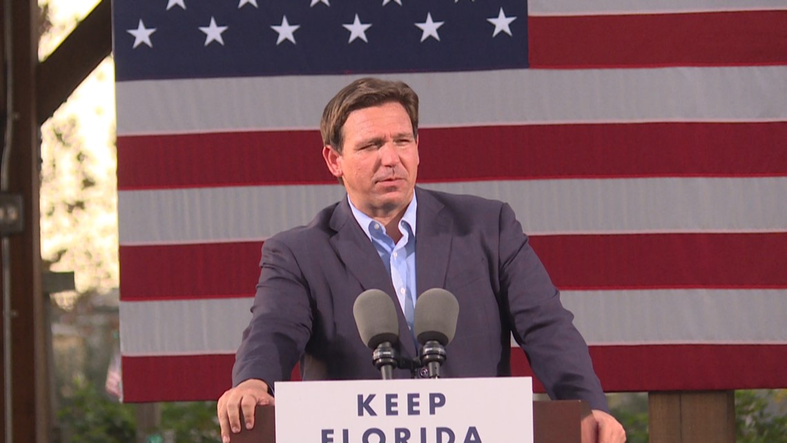 DeSantis hosts campaign rally in Pasco County ahead of election | wtsp.com