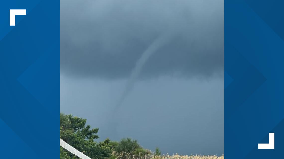 Waterspout located near Clearwater Beach | wtsp.com