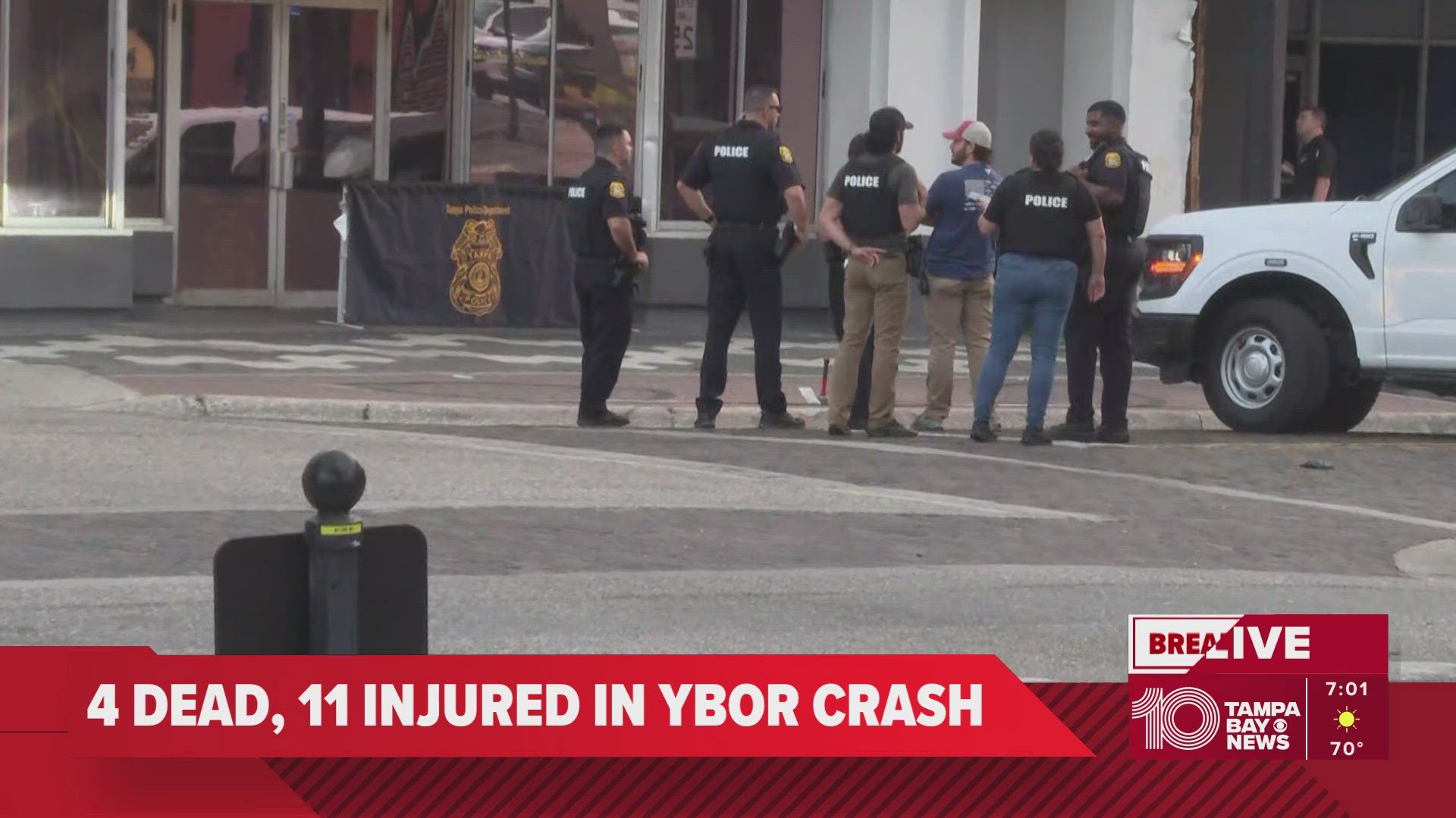 4 dead, 11 injured after police chase ends in crash in Ybor City, TPD ...