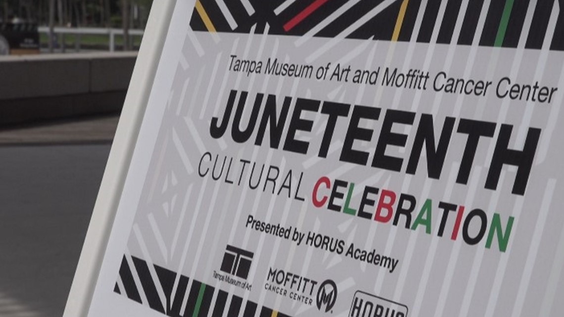 Juneteenth Cultural Celebration held at Tampa Museum of Art | wtsp.com