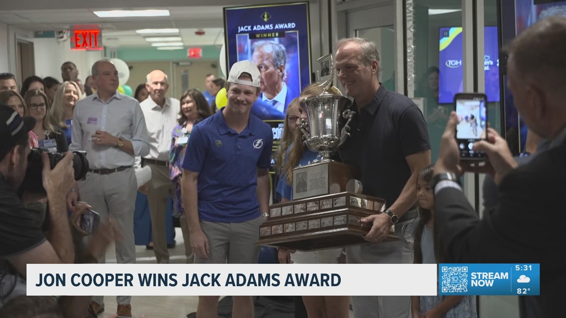 Jon Cooper, Bolts head coach, gets Jack Adams Award | wtsp.com