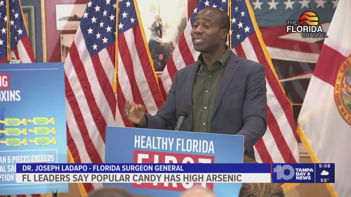 Florida Department of Health finds high levels of arsenic in 28 candy ...