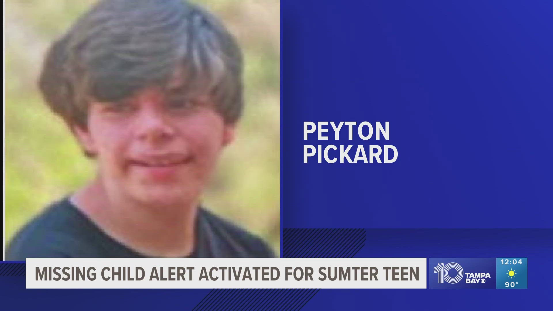 Missing child alert issued for nonverbal 16-year-old in Sumter County | wtsp.com