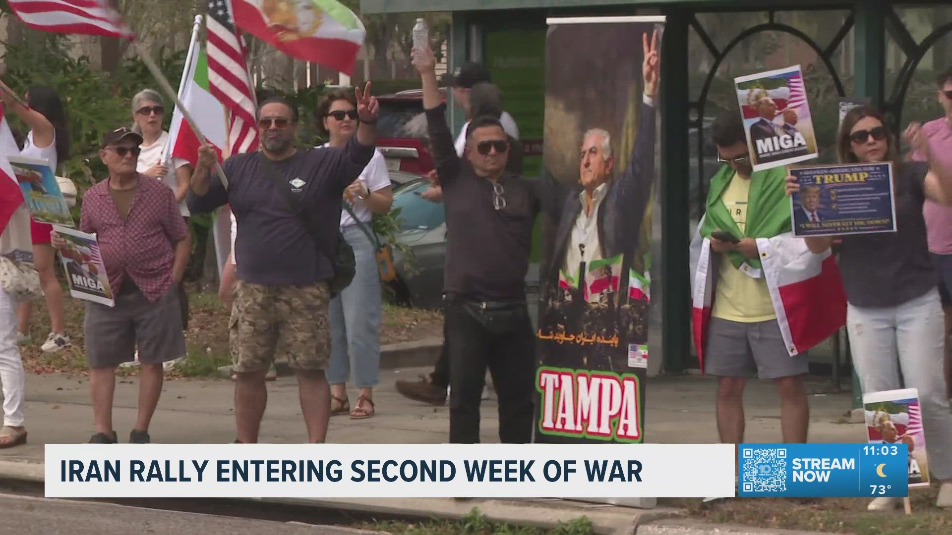 Tampa rally backs US war with Iran as local families struggle to reach ...