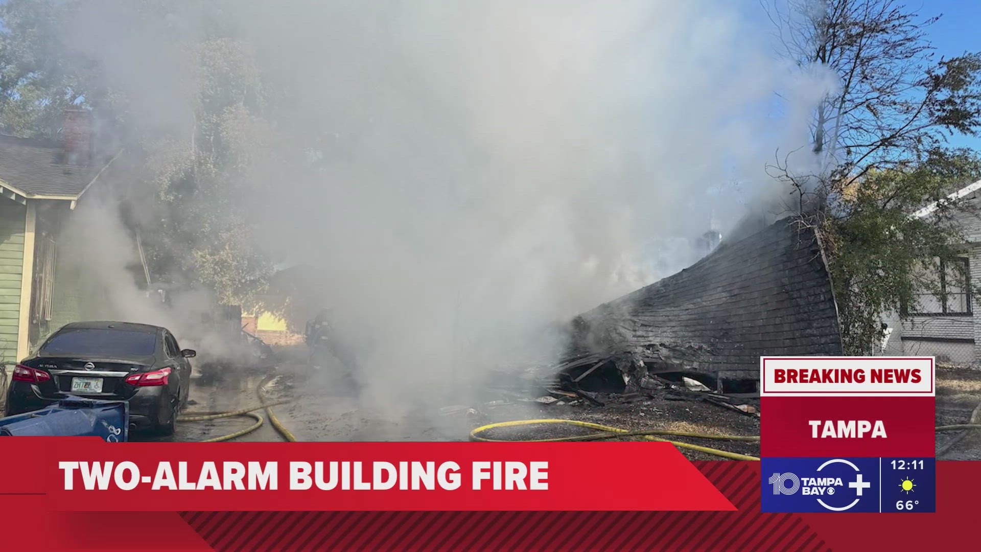Teens rescue neighbor after fire breaks out at abandoned house in East ...