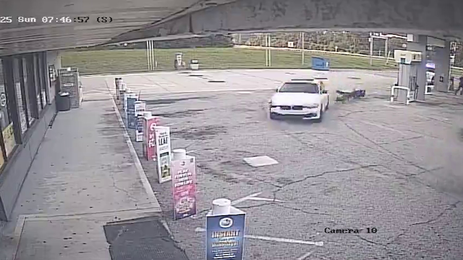 Body camera, surveillance footage show officer, K-9 dragged by man ...