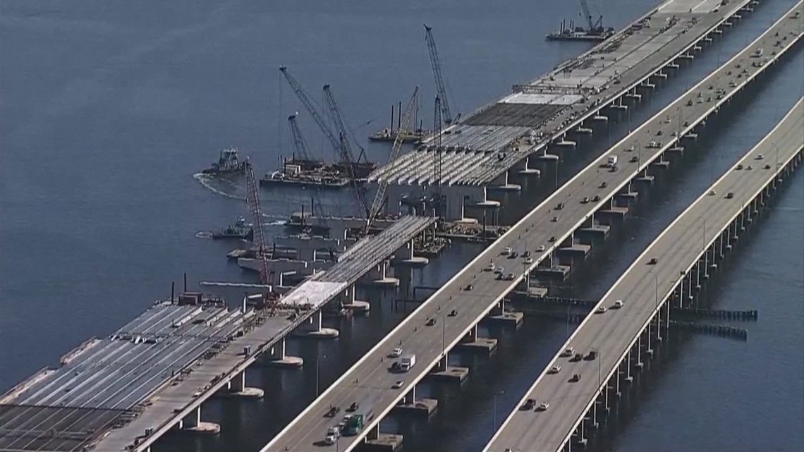 New Howard Frankland bridge to open Spring 2025 | wtsp.com