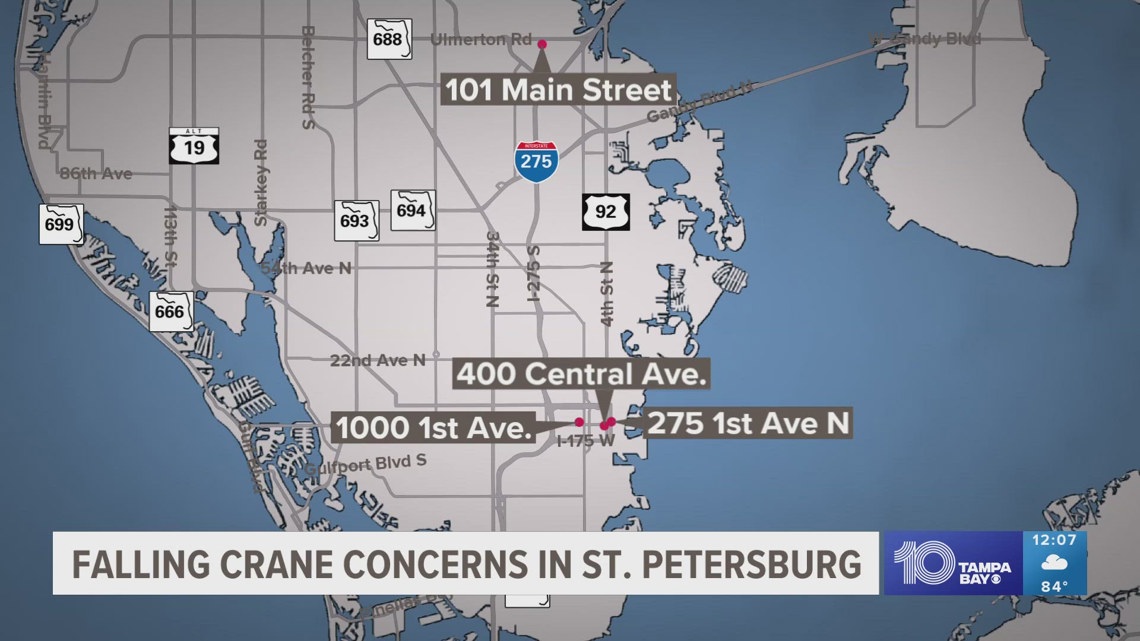 falling cranes are a concern in St. Pete during Milton | wtsp.com