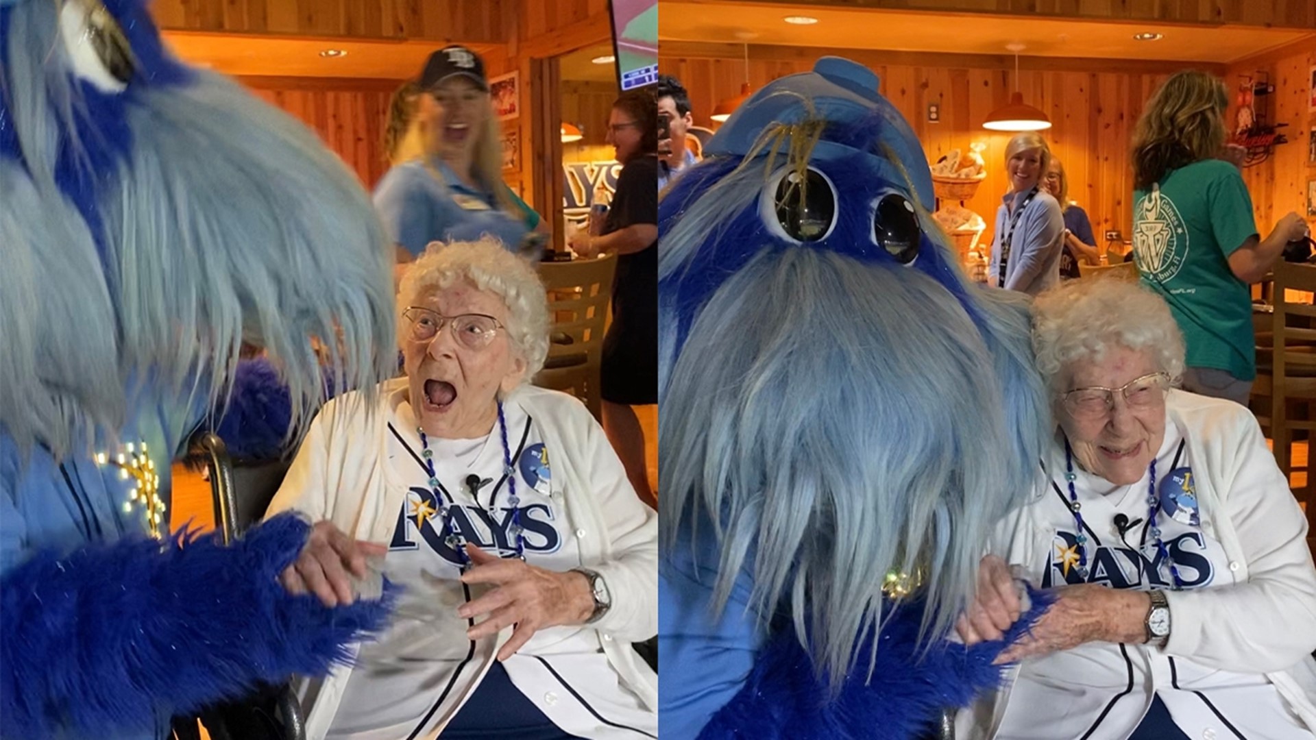 106-year-old Rays fan watches winner at Tropicana Field | wtsp.com