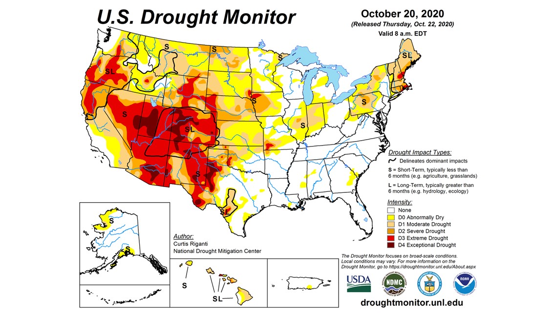 Drought impacting much of the U.S. | wtsp.com