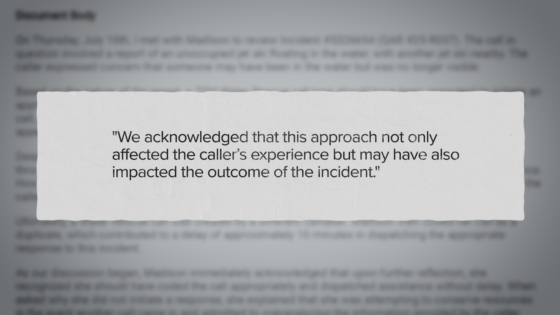 Review finds 911 response was delayed in Jet Ski accident that led to ...