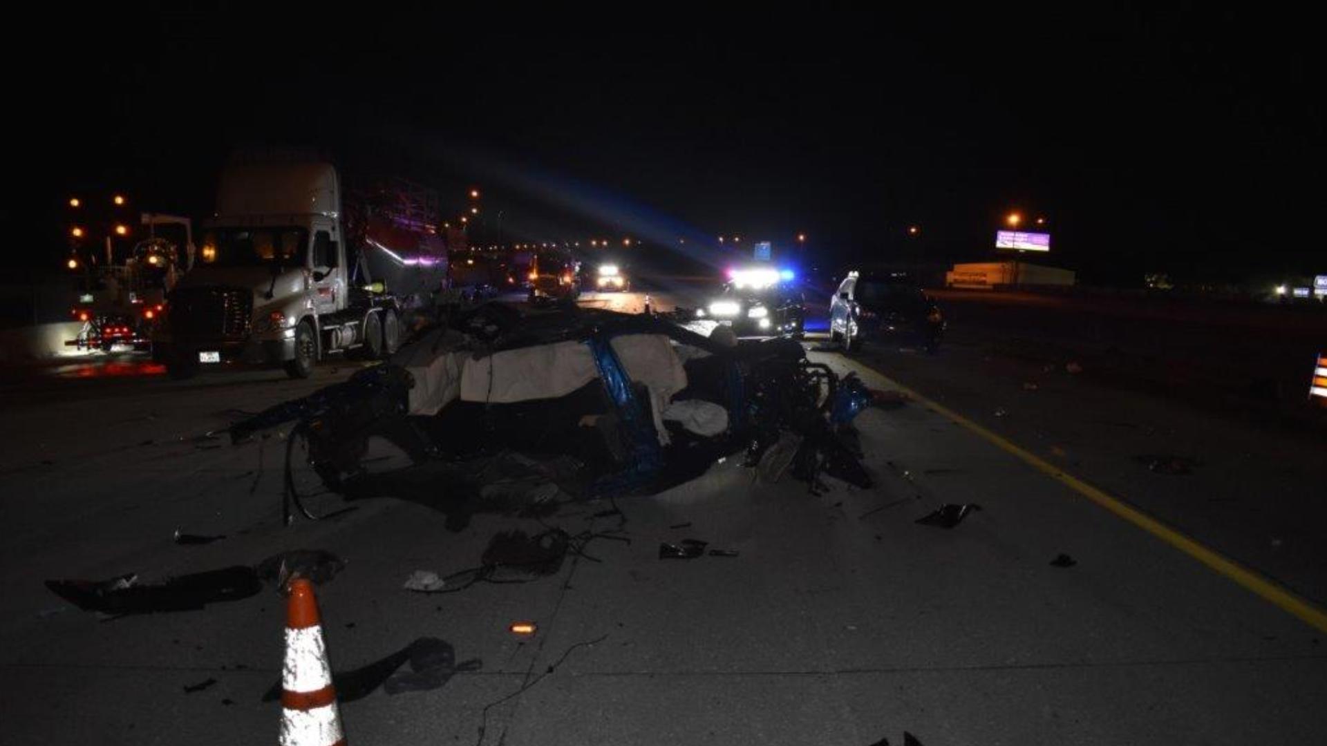 FHP: Car going 130 mph on I-4 crashes, breaks apart | wtsp.com