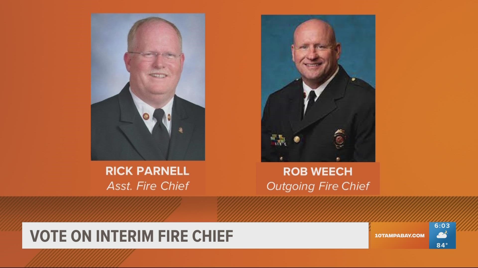 Polk County leaders to vote on new interim fire chief on Tuesday | wtsp.com