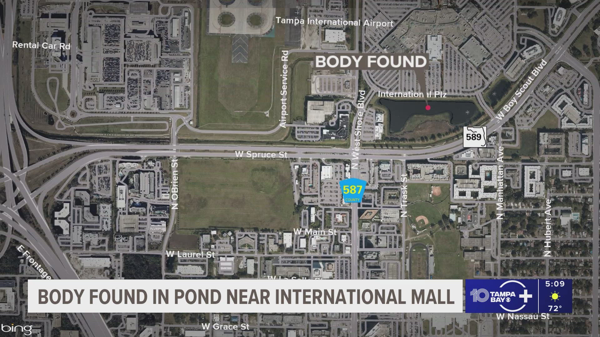 Body found in retention pond in Tampa prompts police investigation ...