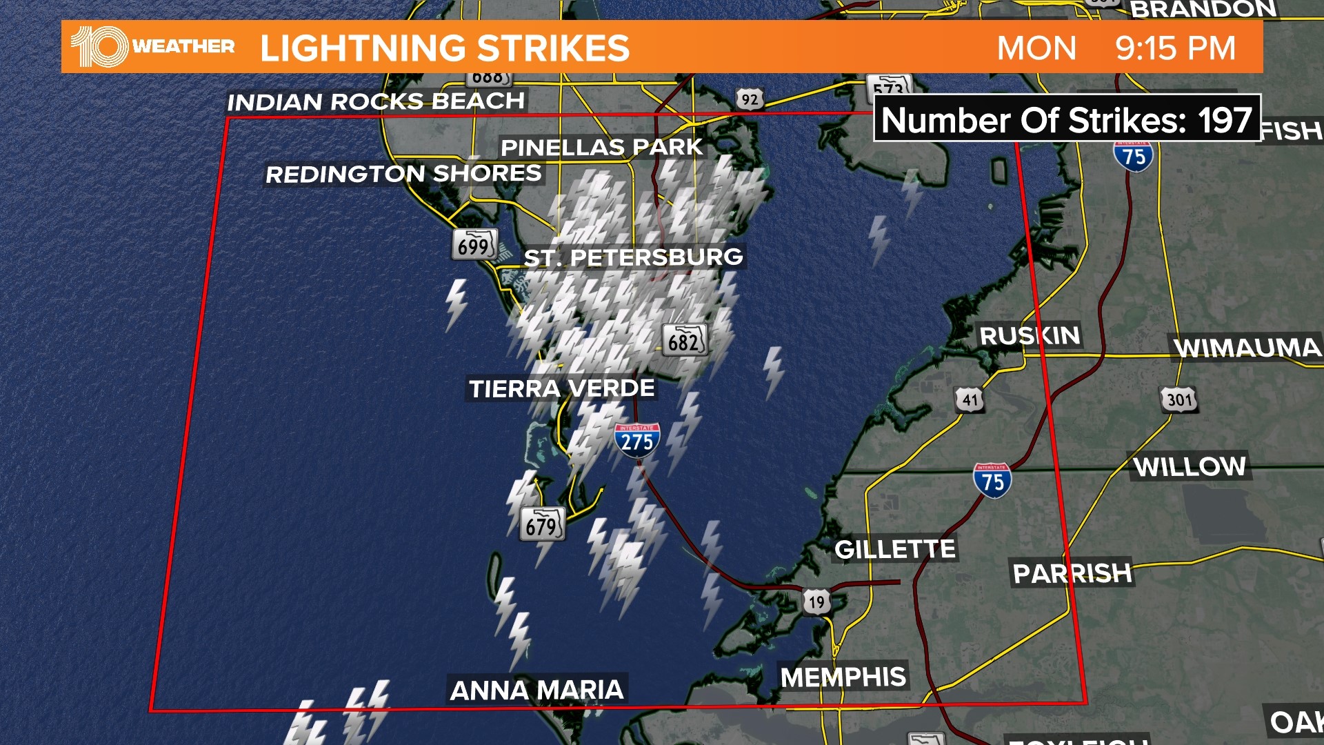 St. Petersburg storm produces about 200 lightning strikes in 1 hr ...