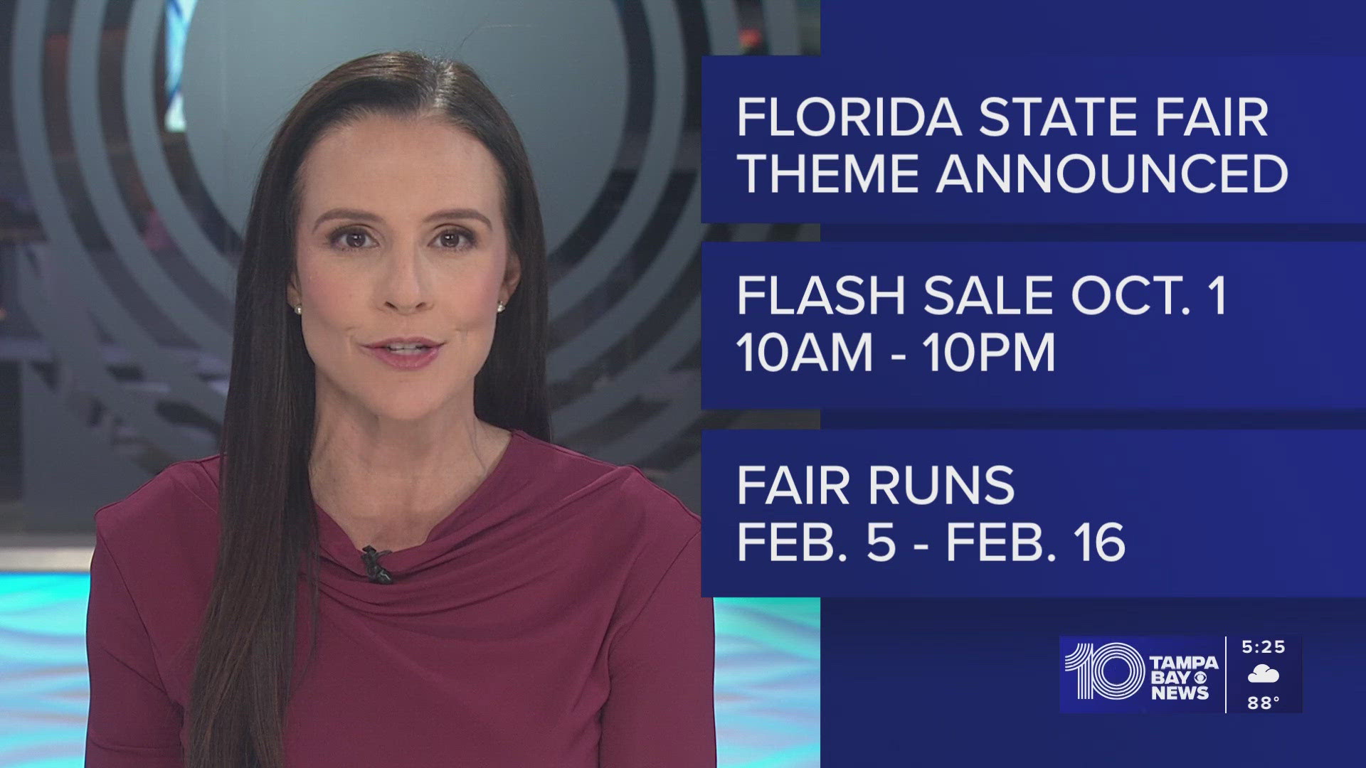 Florida State Fair unveils 2026 theme, flash ticket sale | wtsp.com