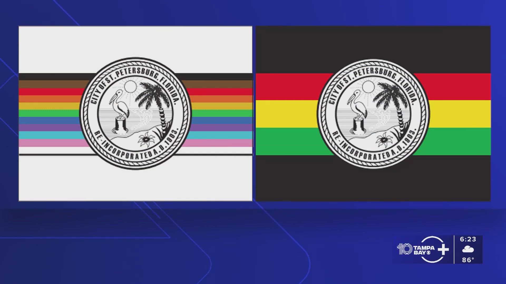 St. Pete city council member proposes alternate city flag designs ...