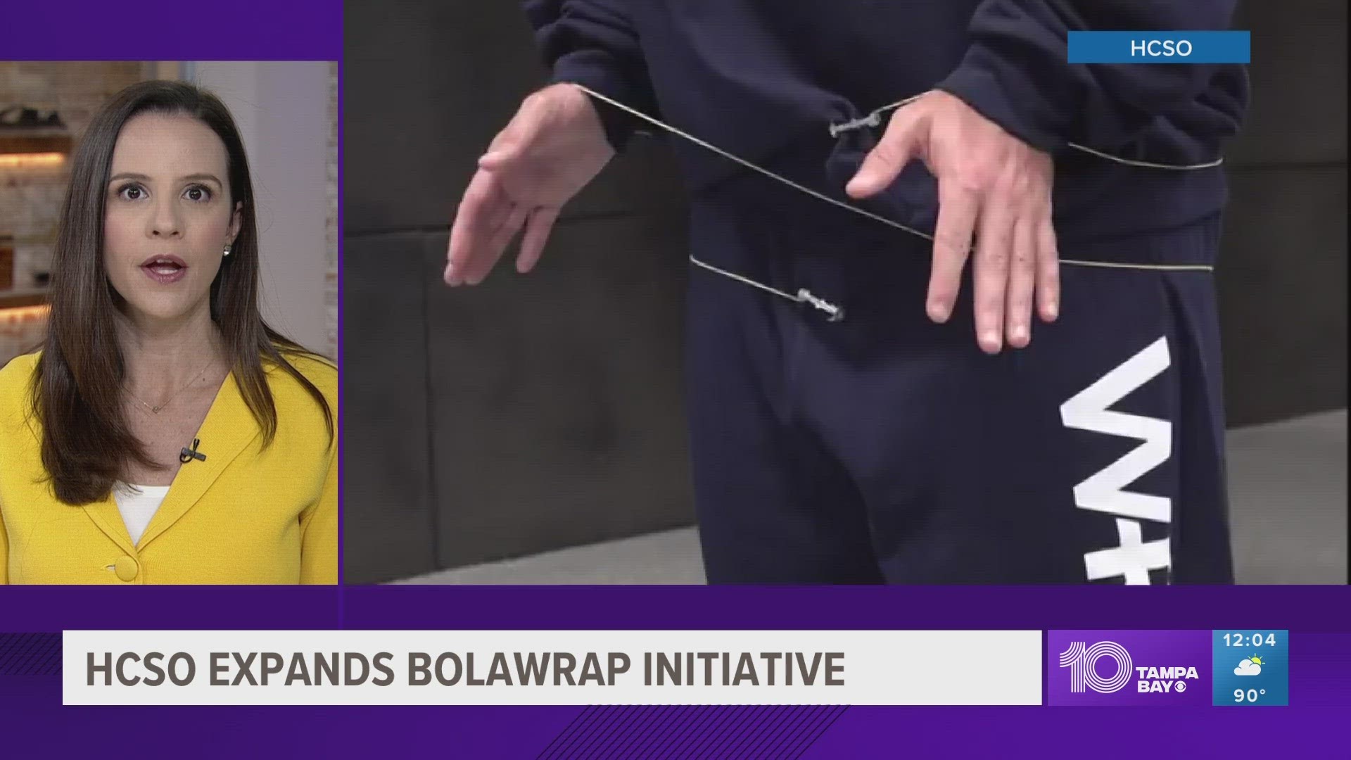 Hillsborough County Sheriff's Office expanding the use of bolawrap in ...