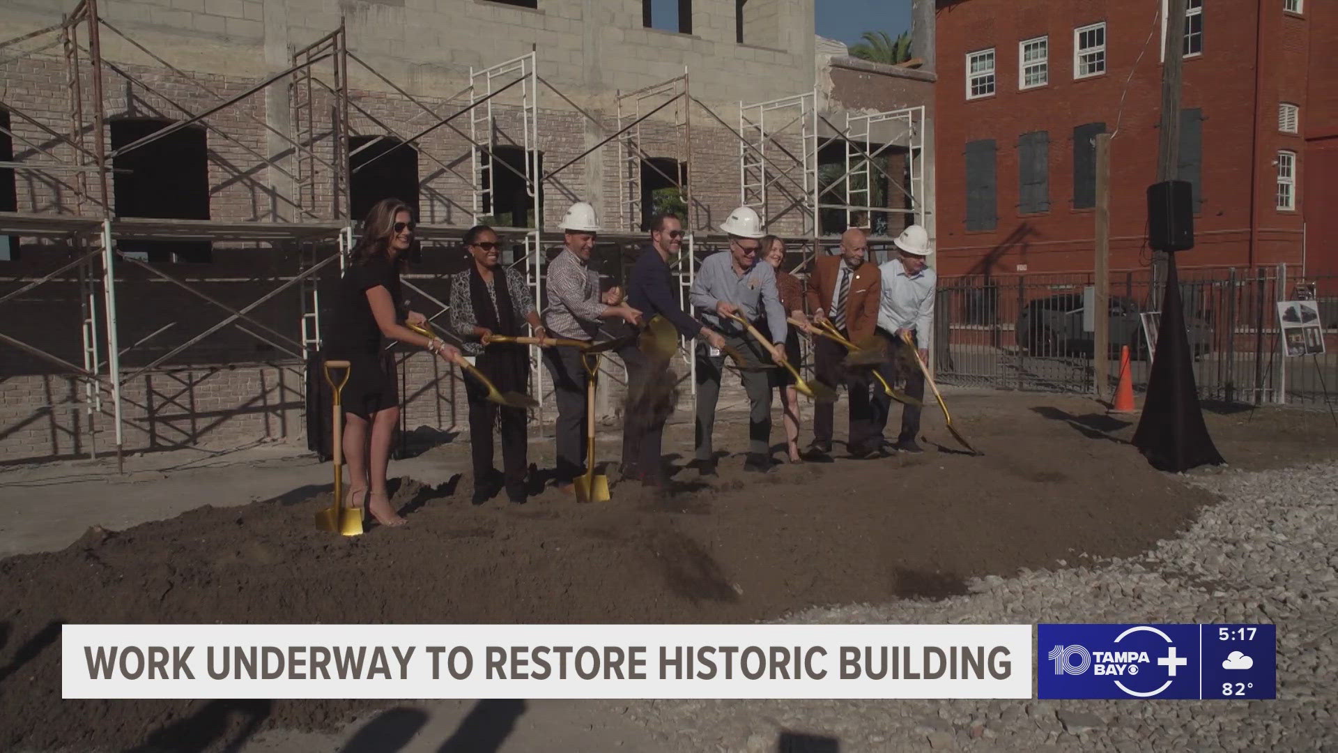Crews break ground in Ybor City to restore the historic Sanchez y Haya ...