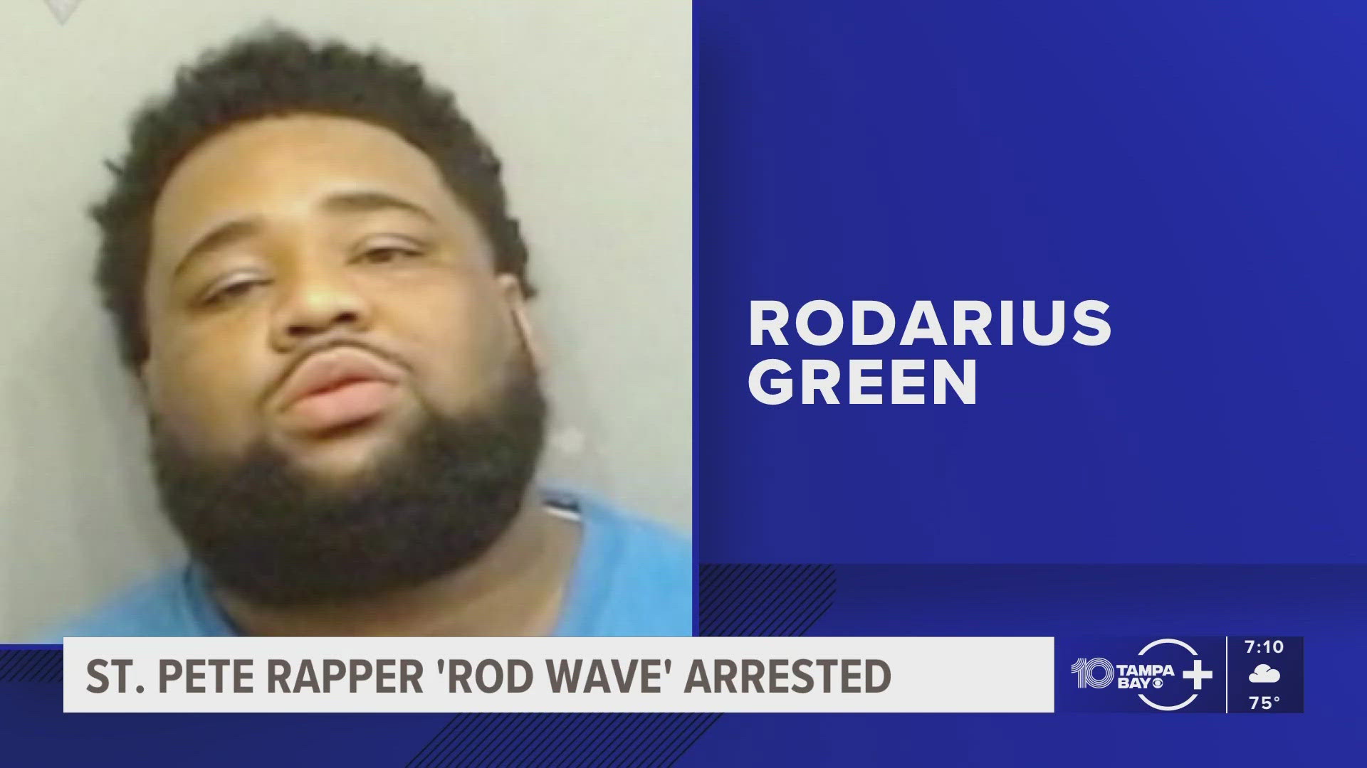 Rapper and St. Pete native, Rod Wave, arrested on drug and gun charges ...