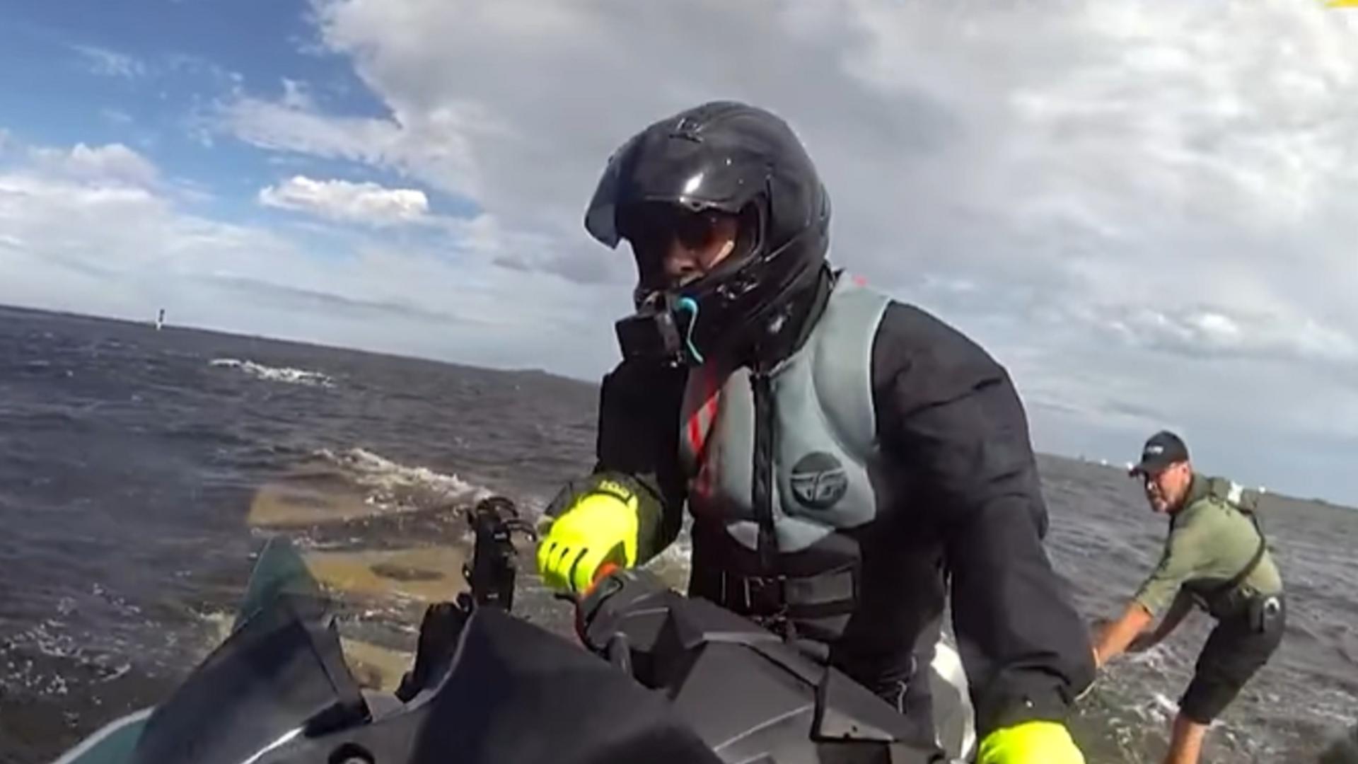 Jet skier rescued ahead of Hurricane Helene | wtsp.com