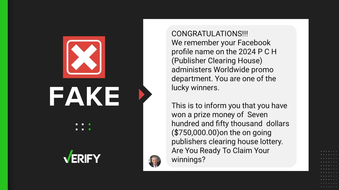 How does Publisher's Clearing House notify winners? | wtsp.com