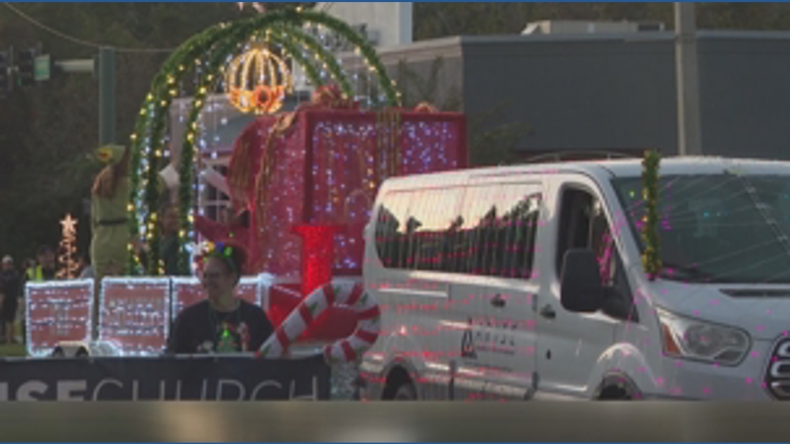 Brandon Parade of Lights returns bigger in second year, drawing crowds ...