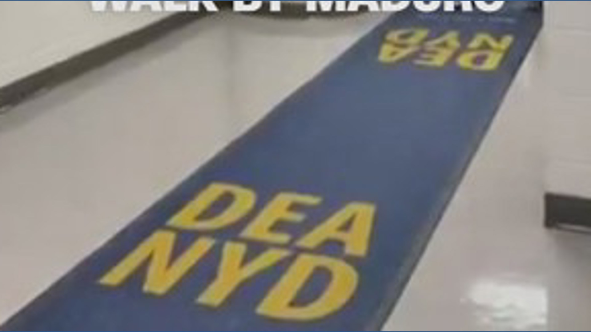 Nicolás Maduro seen doing perp walk in video posted by White House ...