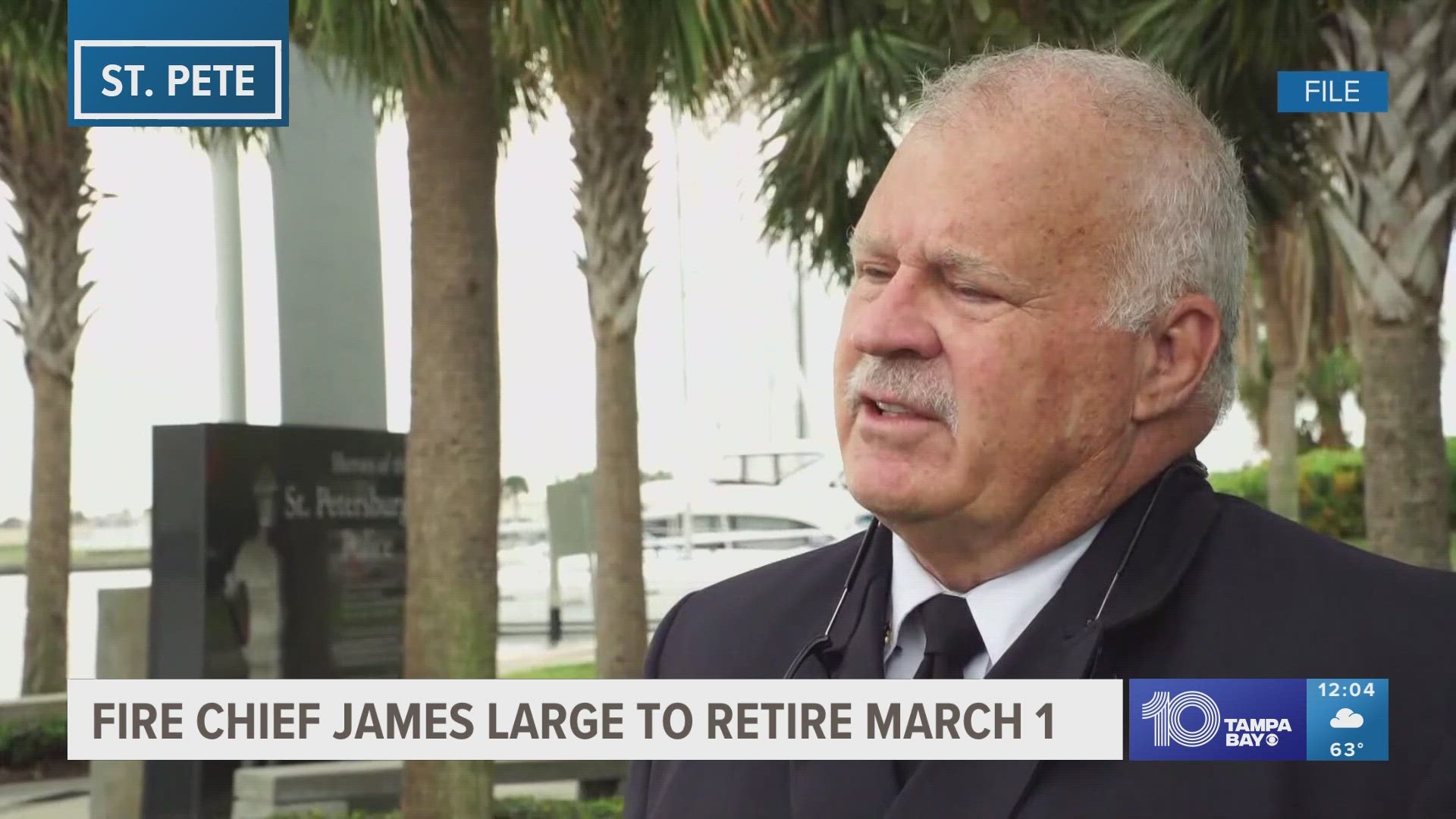 St. Pete's fire chief to retire after 50 years of service | wtsp.com