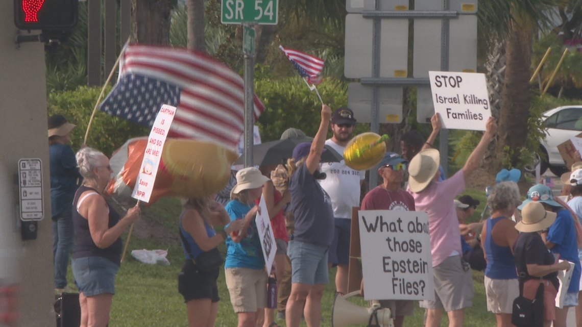 ‘Rage Against the Regime’ protests take place in Tampa Bay area | wtsp.com