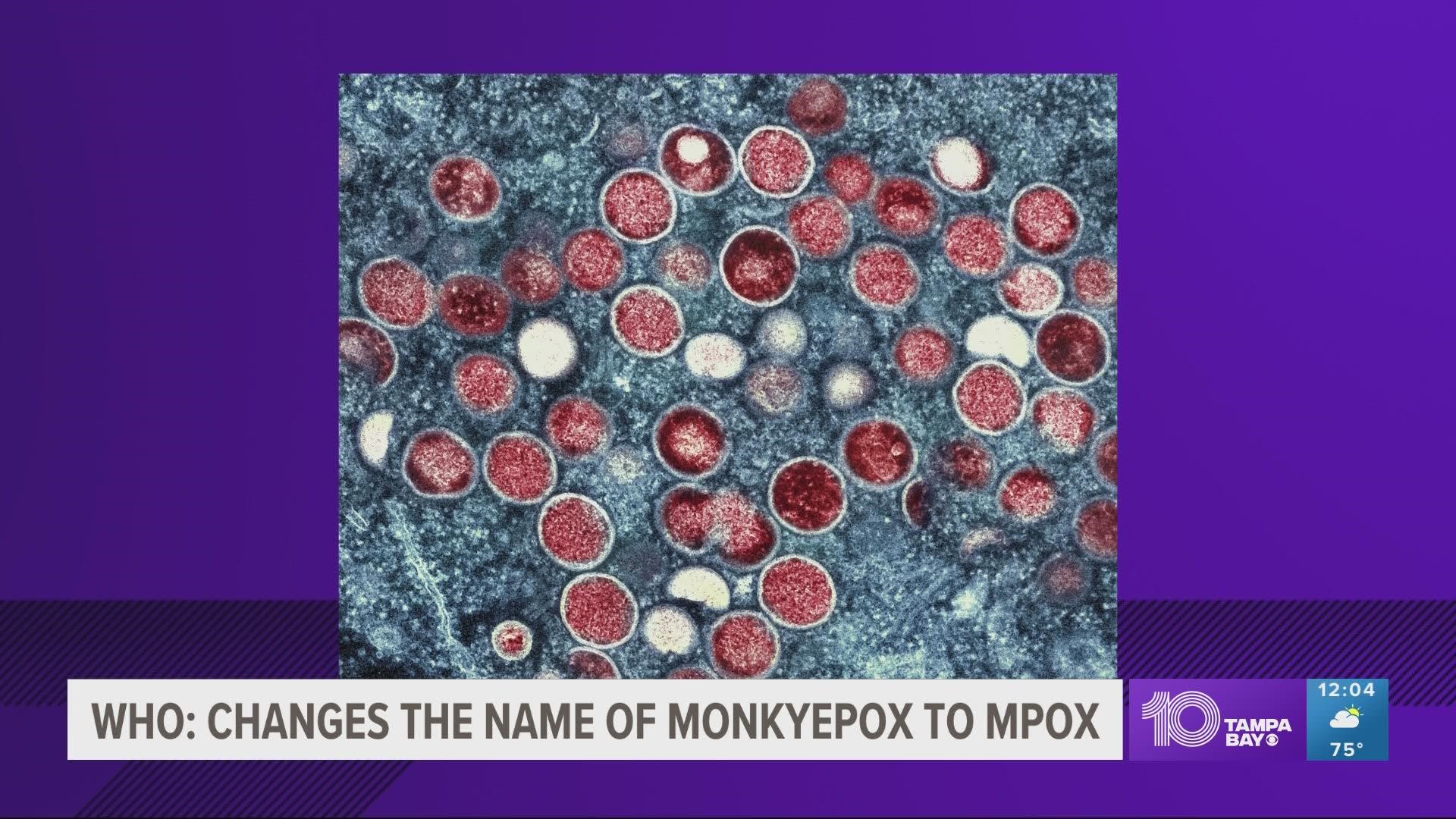 Monkeypox has new name: WHO renames disease 'mpox' | wtsp.com