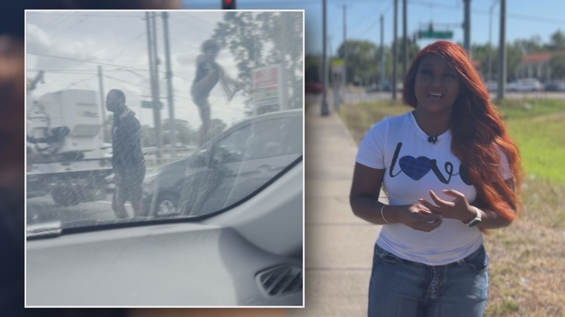 Woman sees Florida road rage attack, helps person to safety | wtsp.com