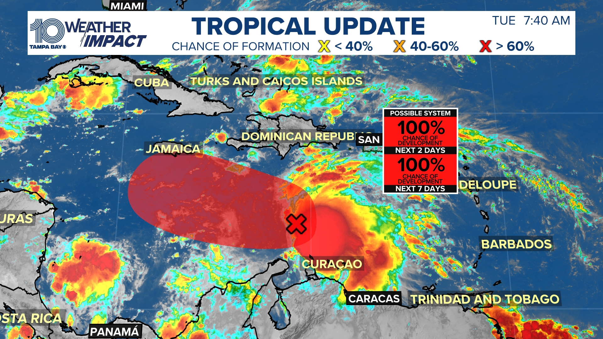 Tropics update: Invest 98-L track, spaghetti models | wtsp.com