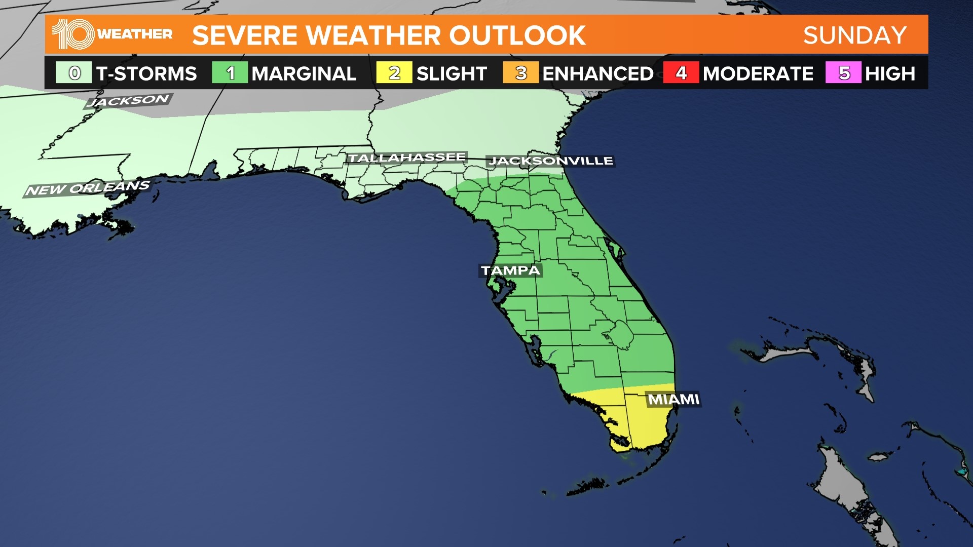 Severe storms possible in Florida on Sunday | wtsp.com
