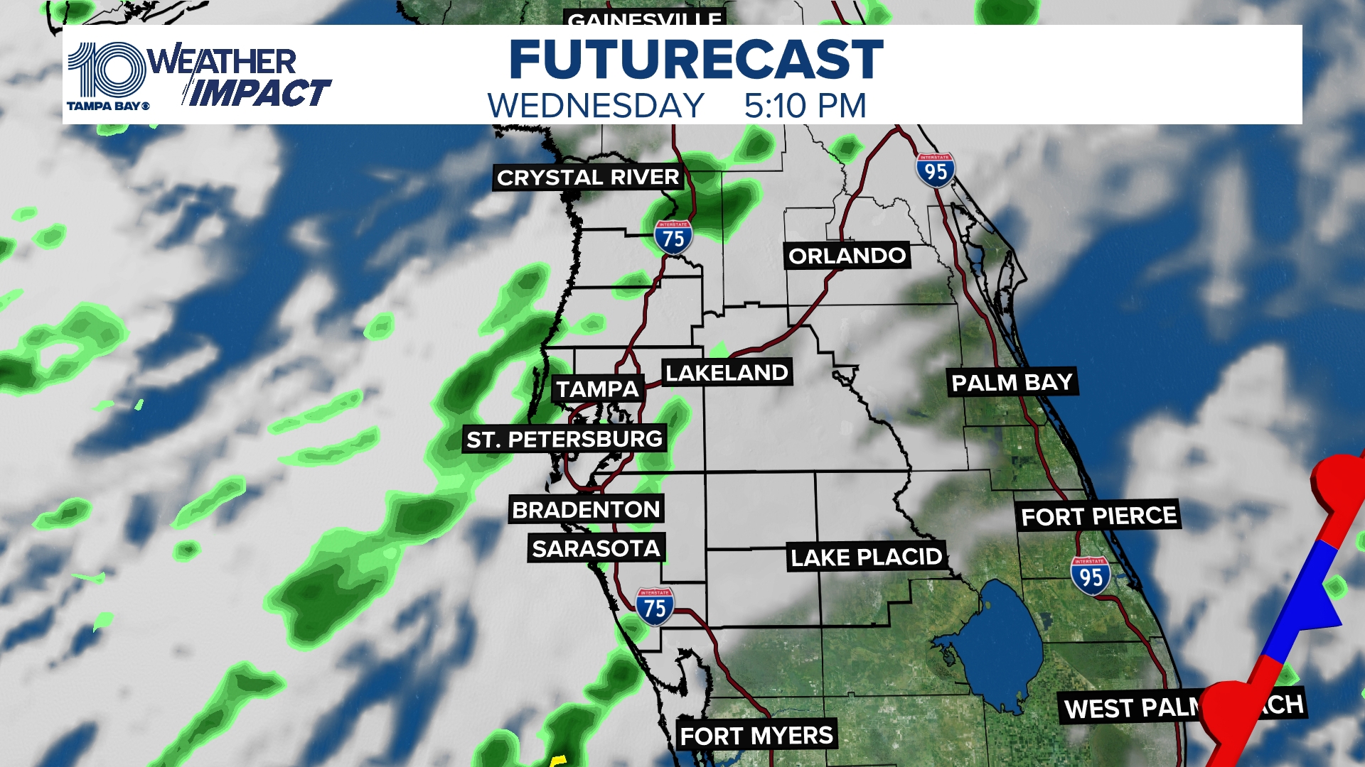 Weather Impact Alert: Rain Wednesday night into Thursday ahead of a ...