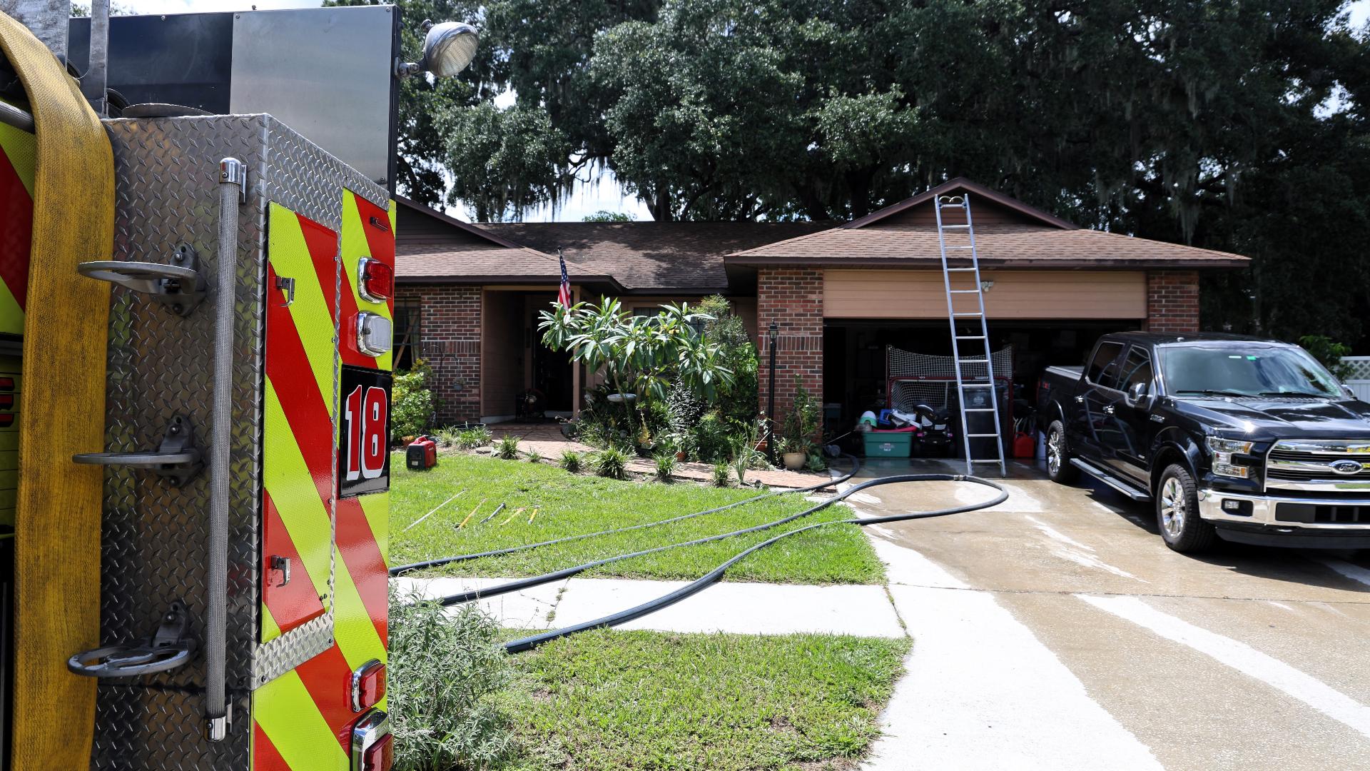 1 hospitalized after house fire in Brandon | wtsp.com