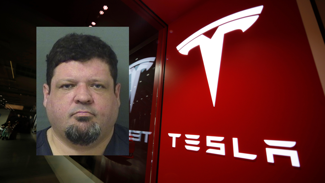 Man drives into Tesla protesters in Florida, gets arrested | wtsp.com