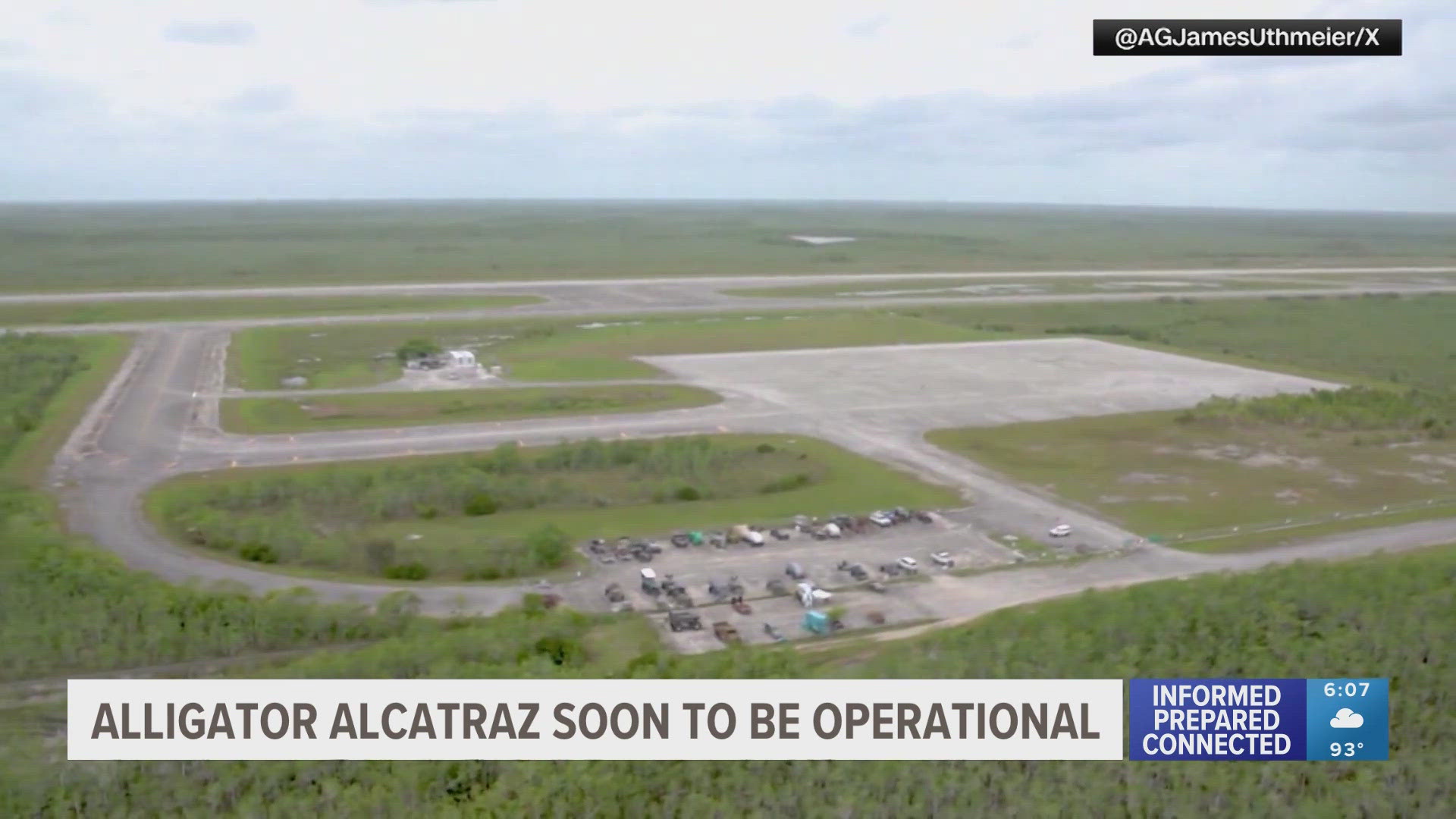 'Alligator Alcatraz' migrant detention center to open in Everglades ...