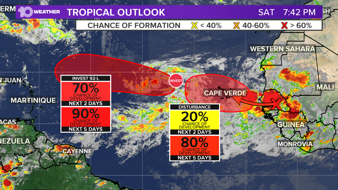 Tropical waves off African coast creates a trio of concerns | wtsp.com