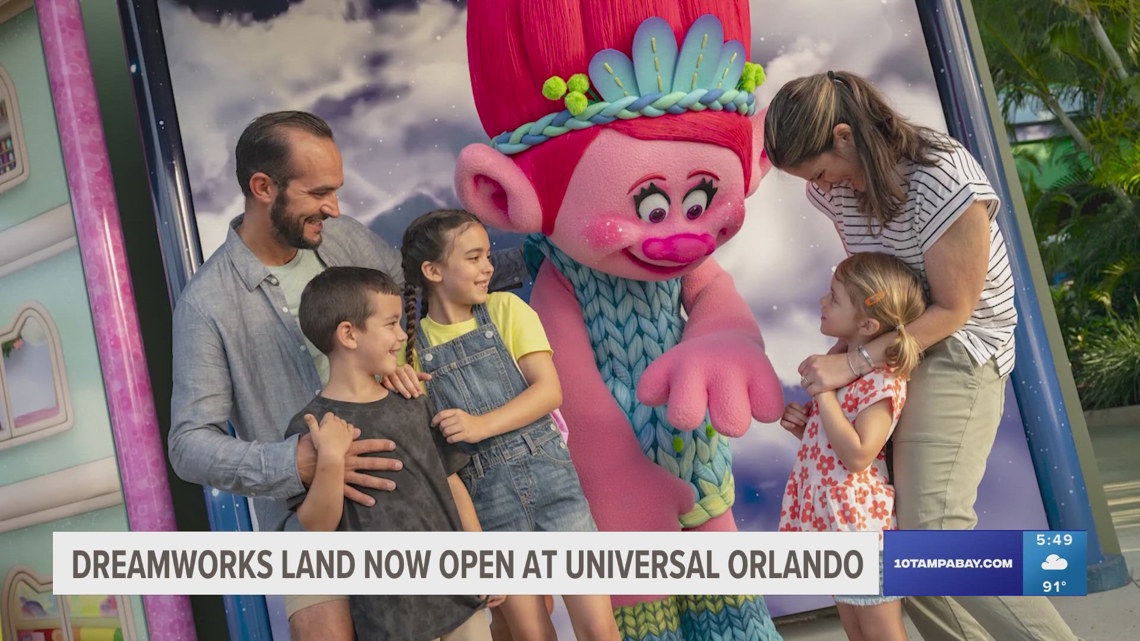 Universal Orlando Resort opens new DreamWorks Land | wtsp.com