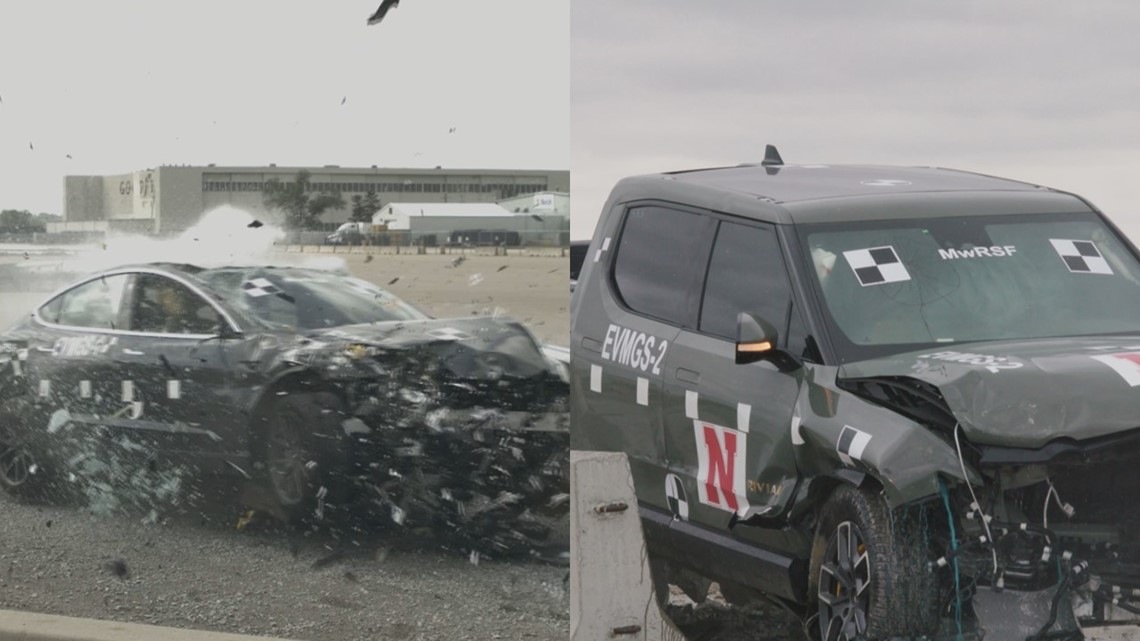 EV crash tests expose guardrail safety risks | wtsp.com