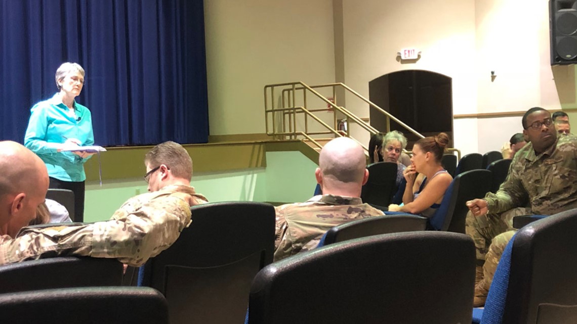 Air Force secretary visits MacDill to see housing issues for herself ...