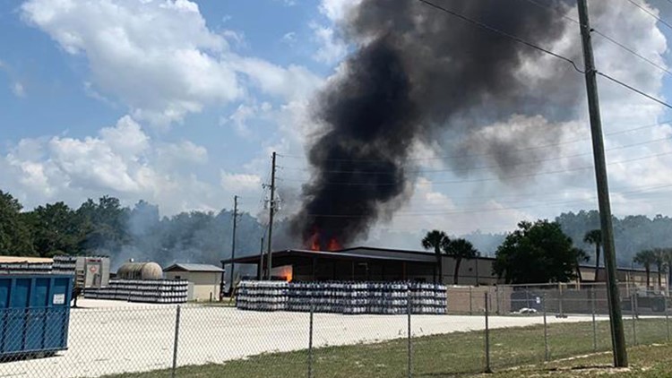 Fire breaks out at propane warehouse in Highlands County, Florida ...