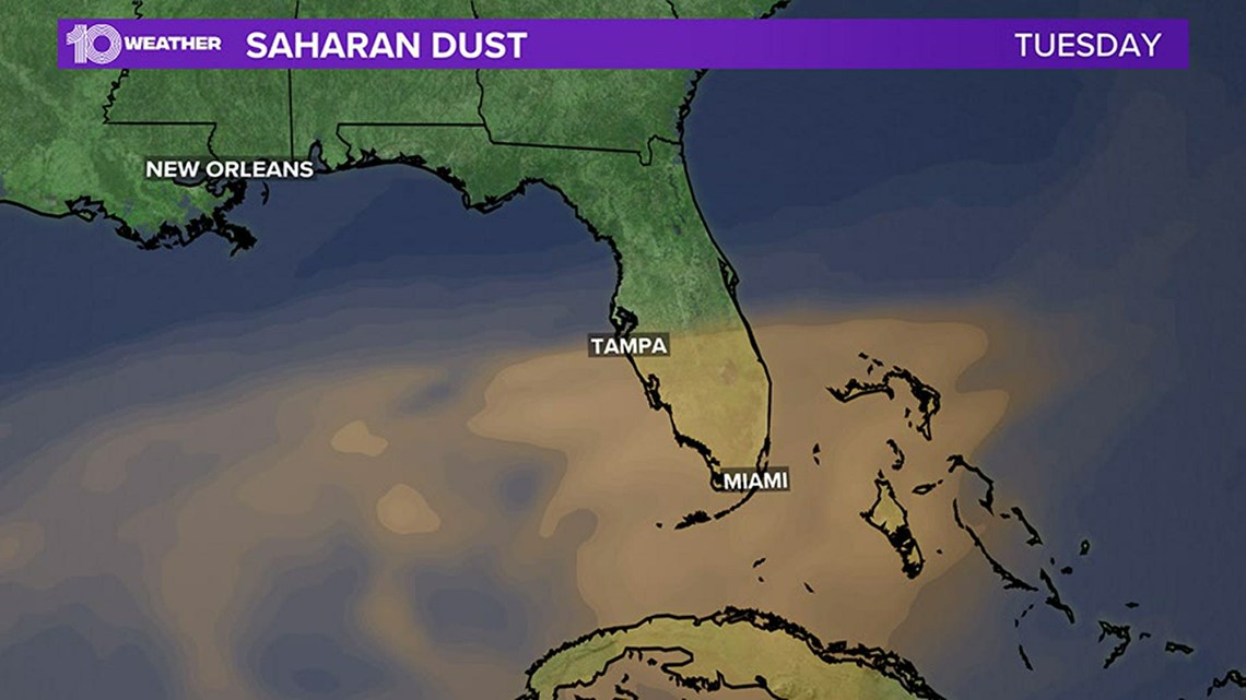 Saharan dust cloud to make for some spectacular Florida sunrises ...